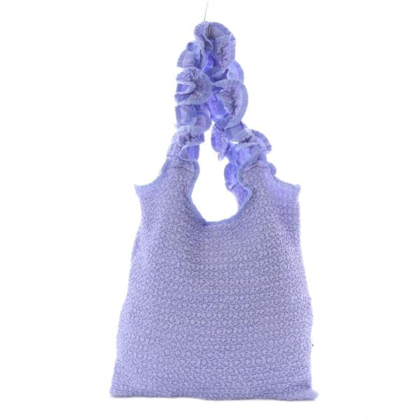 未使用品 ニコアンド Niko and.. ポコポコフリルトートバッグ トートバッグ パープル 紫 フリル /RI ■OS レディース【ブランド】ニコアンド Niko and..【実寸サイズ】持ち手の長さ：62cm　ヨコ：33cm　タテ：3...