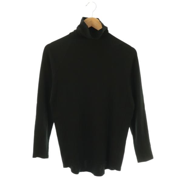 パドカレ pas de calais タートルネックプルオーバー カットソー 36 ブラック /DF ■OS レディース【ブランド】パドカレ pas de calais【表記サイズ】36【実寸サイズ】身幅：47cm　着丈：70cm　ゆき丈：...