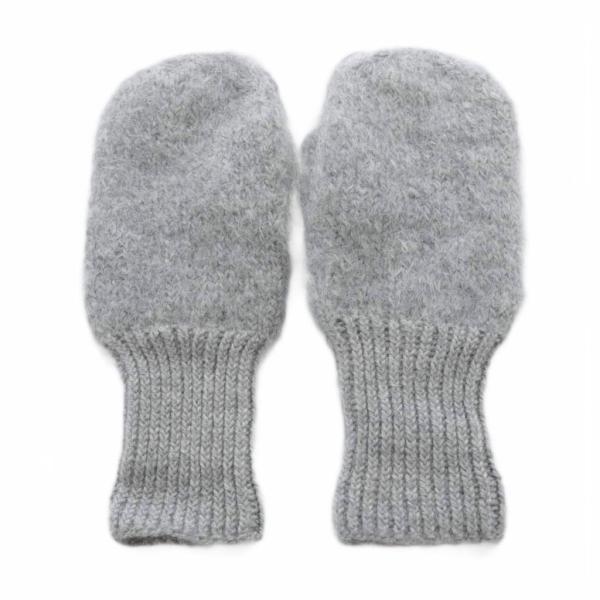 カラコラムアクセサリーズ KARAKORAM ACCESSORIES ニットグローブ 手袋 グレー /YO20 レディース【実寸サイズ】全長（中指先端）→27cm　幅（手の甲）→11.5cm　【素材】毛、ナイロン【色】グレー【状態】全体的に...