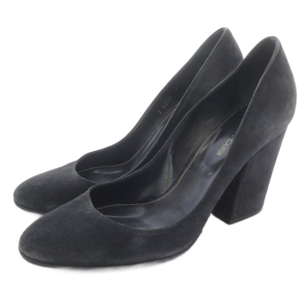 セルジオロッシ Sergio rossi チャンキーヒール スエード パンプス 37 黒 ブラック /SR レディース【ブランド】セルジオロッシ Sergio rossi【表記サイズ】37【実寸サイズ】ヒールの高さ：8.5cm　最大幅：7....