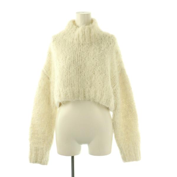 エイミーイストワール eimy istoire 24年 ミックスパールハンドニットプルオーバー セーター 長袖 F オフホワイト /NR ■OS レディース【ブランド】エイミーイストワール eimy istoire【表記サイズ】F【実寸サイ...