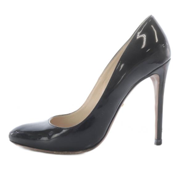 プラダ PRADA パンプス ピンヒール エナメルレザー 35 ブラック /YO1 レディース【ブランド】プラダ PRADA【表記サイズ】35【実寸サイズ】ヒールの高さ：10.5cm　最大幅：7.5cm　　【素材】エナメルレザー【色】ブラッ...