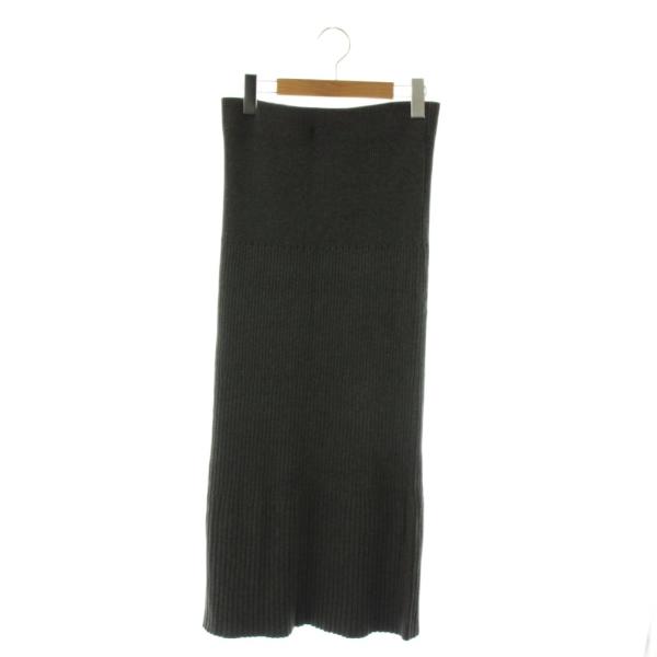 ノーブル NOBLE リブニットタイトスカート ロング ダークグレー /DF ■OS レディース【ブランド】ノーブル NOBLE【表記サイズ】サイズ表記なし（実寸サイズをご参考ください。）【実寸サイズ】ウエスト：66cm　ヒップ：66cm　...