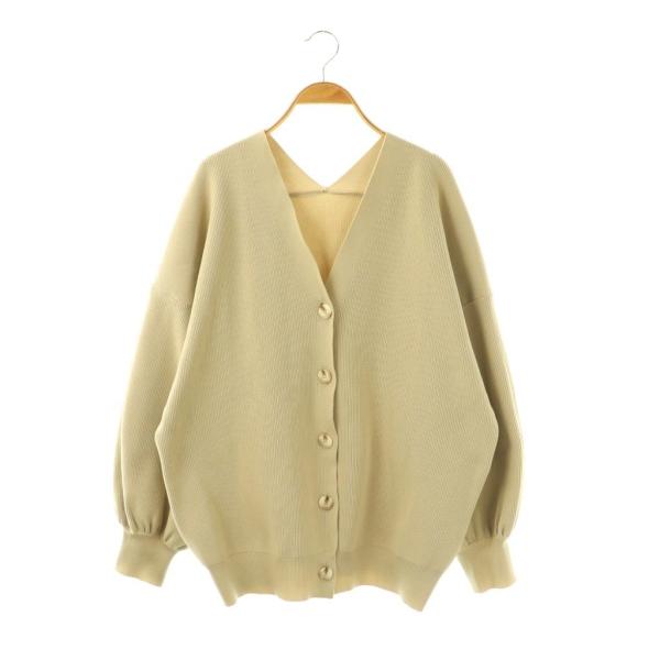 ガリャルダガランテ GALLARDAGALANTE 25SS 畔カーディガン 長袖 Vネック F ベージュ /DO ■OS レディース【ブランド】ガリャルダガランテ GALLARDAGALANTE【表記サイズ】F【実寸サイズ】肩幅：69cm...