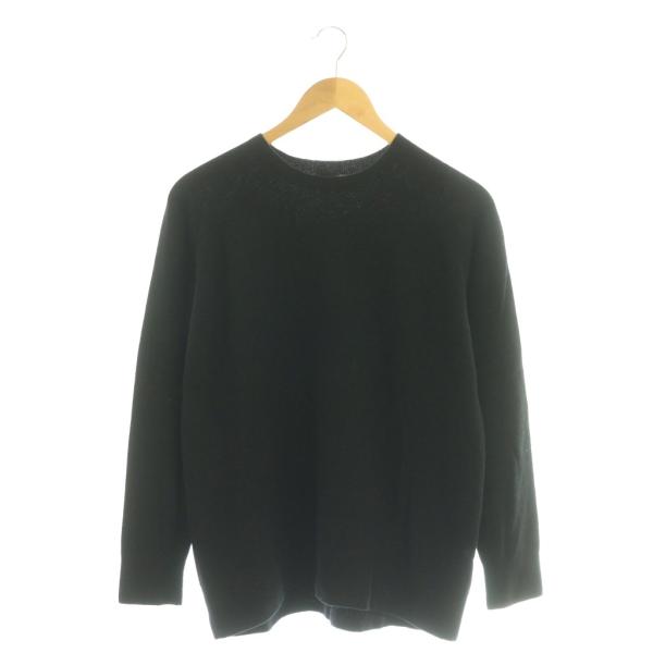 ミューズ ドゥーズィエム クラス MUSE de Deuxieme Classe CAPRI クルーネックプルオーバー セーター ニット 黒 ブラック /AQ ■OS【ブランド】ミューズ ドゥーズィエム クラス MUSE de Deuxie...