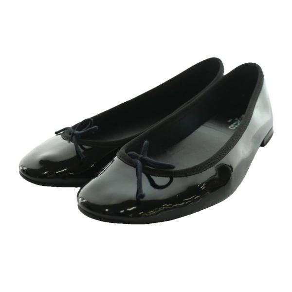 レペット Repetto サンドリオン Cendrillon バレエシューズ エナメル 38.5 黒 ブラック V086V /SS ■OS レディース【ブランド】レペット Repetto【表記サイズ】38.5(25cm)【実寸サイズ】最大幅...