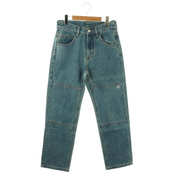 サプライヤー SPLR Double Knee Denim デニムパンツ ジーンズ ストレート S ブルー /HK ■OS メンズ【表記サイズ】S【実寸サイズ】ウエスト：72cm　もも幅：26cm　裾幅：20.5cm　股上：26cm　股下：...