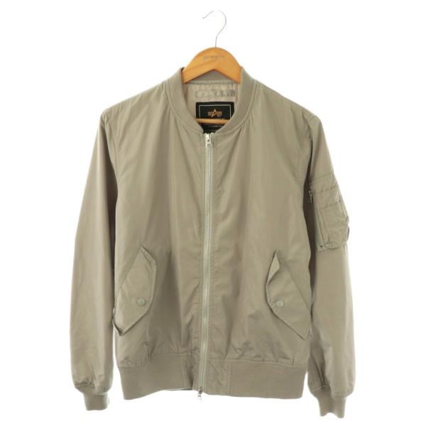 アルファインダストリーズ Alpha Industries URBAN RESEARCH 別注 MA-1 フライト ジャケット M グレー /AQ ■OS ■AD メンズ【表記サイズ】M【実寸サイズ】肩幅：約41cm　身幅：約50cm　着丈...