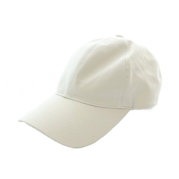 ジプソフィア gypsophila Silky Cap 帽子 白 ホワイト 無地 ステッチ入りつば /RI ■OS レディース【実寸サイズ】つば：7.3cm　頭周り：約57〜61.5cm　　【素材】綿、ポリウレタン【色】白 ホワイト【状態】...