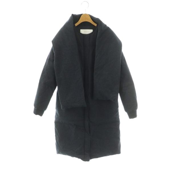 ルシェルブルー LE CIEL BLEU ダウンコート ロングダウンジャケット アウター 38 ネイビー /DF ■OS レディース【ブランド】ルシェルブルー LE CIEL BLEU【表記サイズ】38【実寸サイズ】肩幅：35.5cm　身幅...