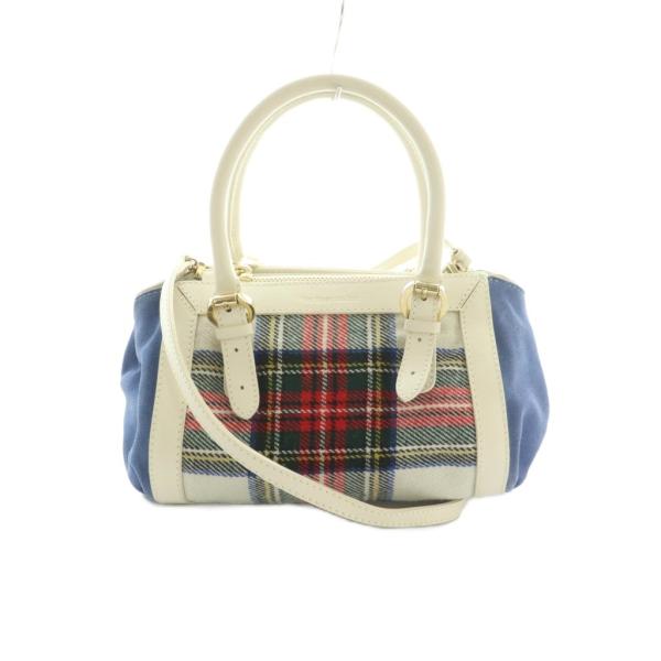 ヴィア リパブリカ Via Repubblica 2WAY ハンドバッグ ショルダーバッグ チェック柄 白 マルチカラー /MI ■OS レディース【ブランド】ヴィア リパブリカ Via Repubblica【表記サイズ】表記なし【実寸サイ...