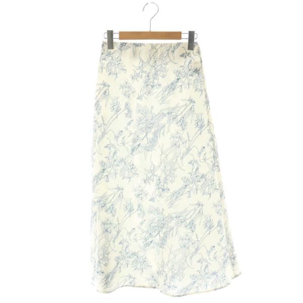 ストラ Stola. スカート S アイボリー ベージュ 花柄 ロング丈 /OK ■OS レディース【ブランド】ストラ Stola.【表記サイズ】S【実寸サイズ】ウエスト：64cm　ヒップ：86cm　スカート丈：83cm　　【素材】ポリエス...