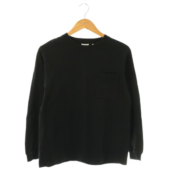 グッドウェア Goodwear USA COTTON ポケット付L/Sカットソー Tシャツ 長袖 M ブラック /ES ■OS ■AD メンズ【表記サイズ】M【実寸サイズ】肩幅：43cm　身幅：54cm　着丈：63cm　袖丈：59cm　　【...