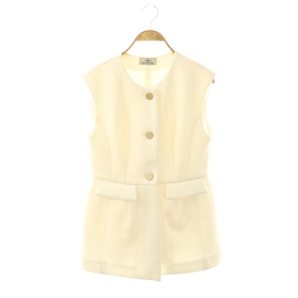 グレースコンチネンタル GRACE CONTINENTAL 25SS ダンボールニットジレジャケット ベスト 36 アイボリー /CX ■OS レディース【ブランド】グレースコンチネンタル GRACE CONTINENTAL【表記サイズ】3...