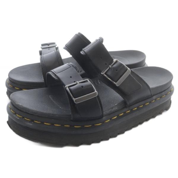 ドクターマーチン DR.MARTENS MYLES SANDAL サンダル レザー UK6 黒 ブラック /SR レディース【ブランド】ドクターマーチン DR.MARTENS【表記サイズ】UK6【実寸サイズ】ヒールの高さ：4.7cm　最大幅...