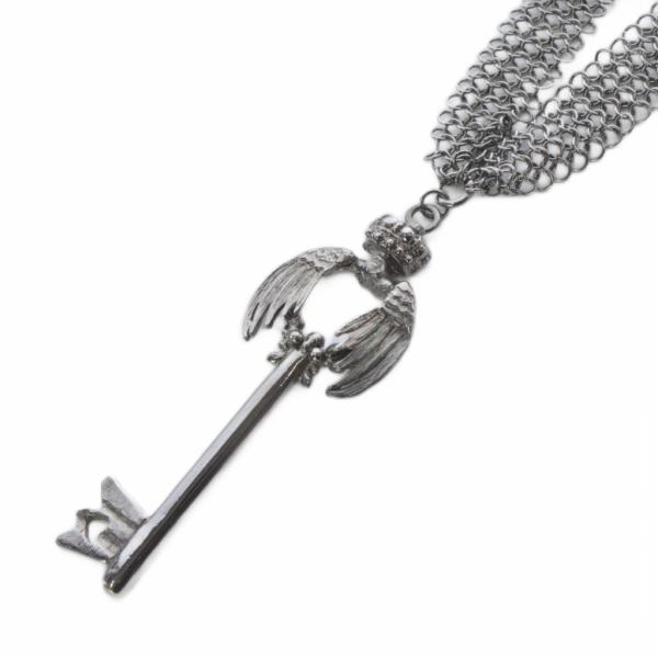 コニーノーブランド CONNIE NO BRAND キーモチーフ ネックレス シルバー色 /SR レディース【表記サイズ】実寸サイズをご参照ください。【実寸サイズ】チェーンの長さ：83cm　トップの大きさ：8.5×3cm　　【色】シルバー色...