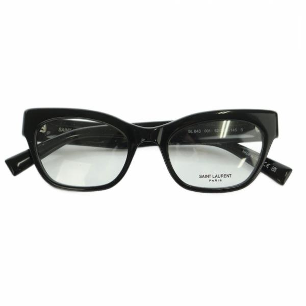 サンローラン パリ SAINT LAURENT PARIS めがね 眼鏡 セルフレーム 52□20-145 黒 SL643 001 /MI ■OS ■OH レディース【ブランド】サンローラン パリ SAINT LAURENT PARIS【表...