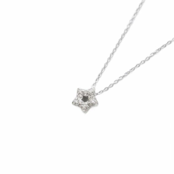 ポンテ ヴェキオ PONTE VECCHIO スターモチーフ ネックレス K18WG ダイヤ0.17ct ホワイトゴールド /SR レディース【ブランド】ポンテ ヴェキオ PONTE VECCHIO【表記サイズ】実寸サイズをご参照ください。...