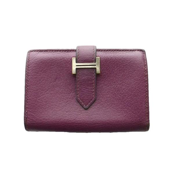エルメス HERMES ベアン Bearn スフレ Y刻印 カードケース 名刺入れ 紫 パープル /SS ■OS ■OH レディース【ブランド】エルメス HERMES【実寸サイズ】ヨコ：約10.3cm　タテ：約7.5cm　マチ：約2cm　　...