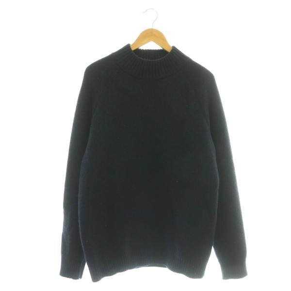 イール EEL mitsuke knit Nordic Highneck ニット セーター ハイネック L ネイビー /DF ■OS ■AD メンズ【ブランド】イール EEL【表記サイズ】L【実寸サイズ】身幅：54.5cm　着丈：70cm　...