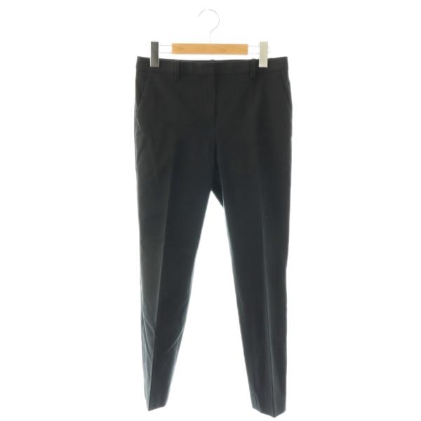 セオリー Theory Stretch Canvas Treeca GZ テーパードパンツ ストレッチ 0 ブラック /HK ■OS レディース【ブランド】セオリー Theory【表記サイズ】0【実寸サイズ】ウエスト：72cm　もも幅：22...