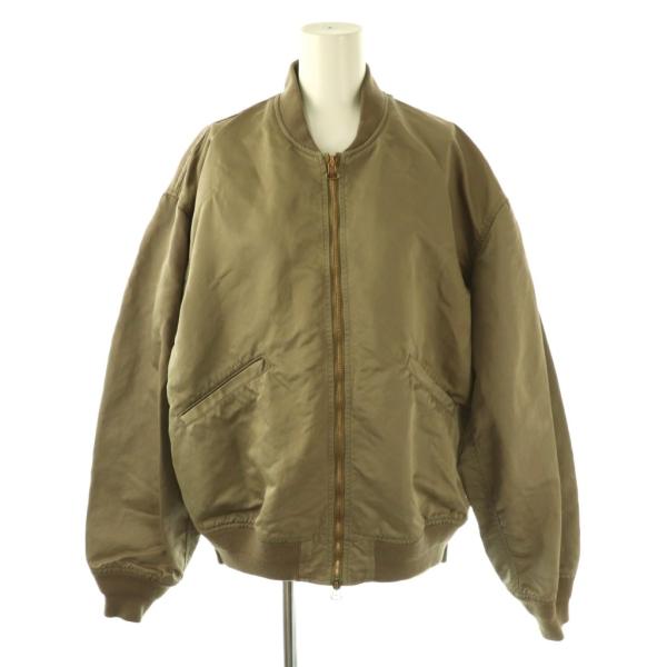 レミレリーフ REMI RELIEF side zip ma-1 ブルゾン ジャケット F カーキブラウン /CX ■OS レディース【ブランド】レミレリーフ REMI RELIEF【表記サイズ】F【実寸サイズ】肩幅：55cm　身幅：59c...