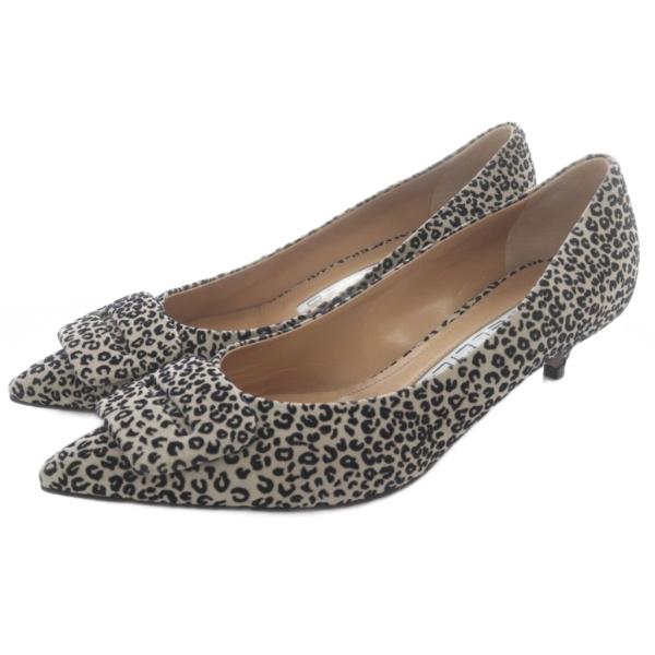 ペリーコ PELLICO アネッリ アニマル柄 ベルベット ポインテッドトゥ パンプス 35.5 ベージュ 黒 ブラック /SR レディース【ブランド】ペリーコ PELLICO【表記サイズ】35.5【実寸サイズ】ヒールの高さ：3.5cm　最...