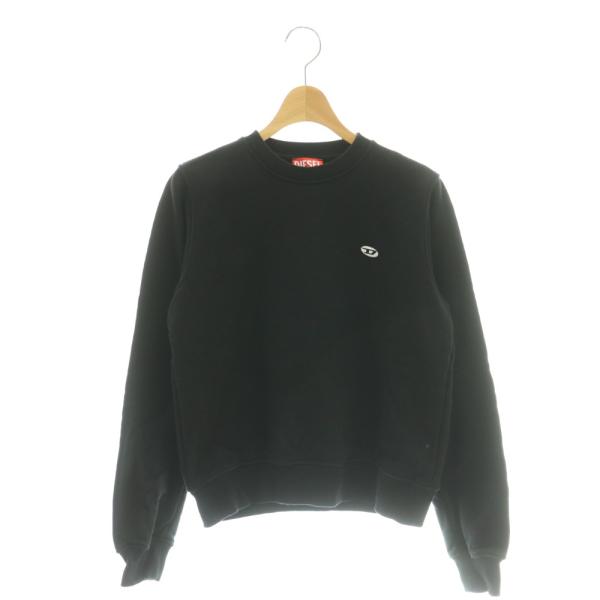 ディーゼル DIESEL f-reggy-doval-pj オーバルパッチ スウェット トレーナー プルオーバー S 黒 /CX ■OS レディース【ブランド】ディーゼル DIESEL【表記サイズ】S【実寸サイズ】肩幅：37cm　身幅：45...