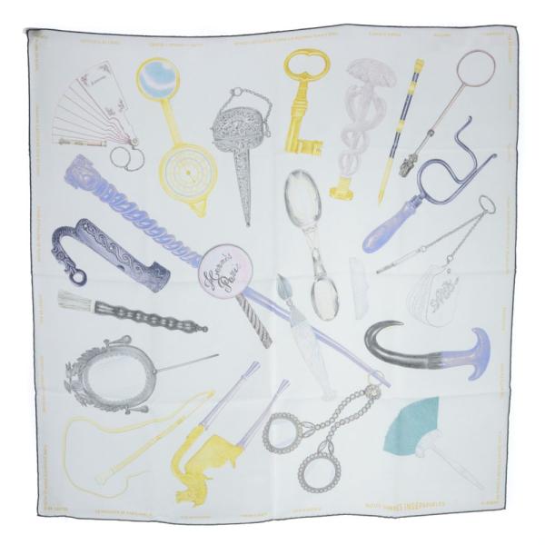 エルメス HERMES スカーフ カレ 90 切っても切れない仲間 Nous Sommes Inseparables シルク ホワイト /YO20 ■OH レディース【ブランド】エルメス HERMES【実寸サイズ】タテ約87cm×ヨコ約87...