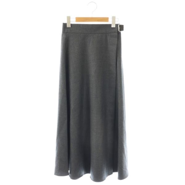オニール オブ ダブリン O'NEIL OF DUBLIN ユナイテッドアローズ別注 ワープ スイング スカート ロング フレア 36 ダークグレー /NR ■OS レディース【ブランド】オニール オブ ダブリン O'NEIL OF DUB...