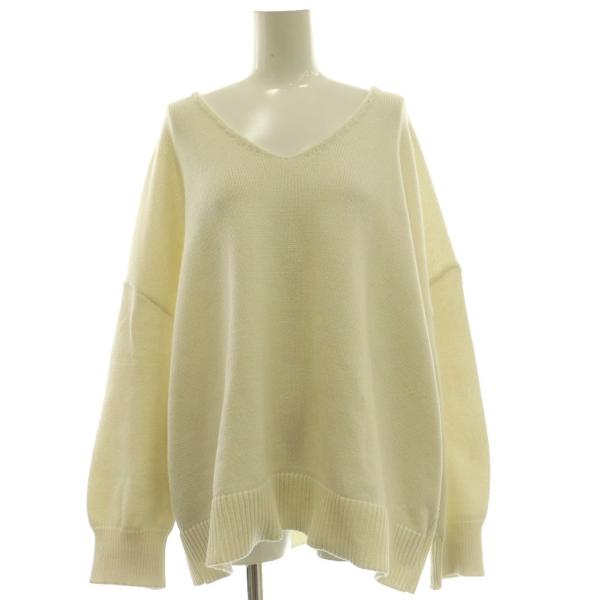 ラウンジドレス ガリャルダガランテ Loungedress GALLARDAGALANTE 24SS Vネックニット セーター F オフホワイト /SS ■OS レディース【ブランド】ラウンジドレス ガリャルダガランテ Loungedres...