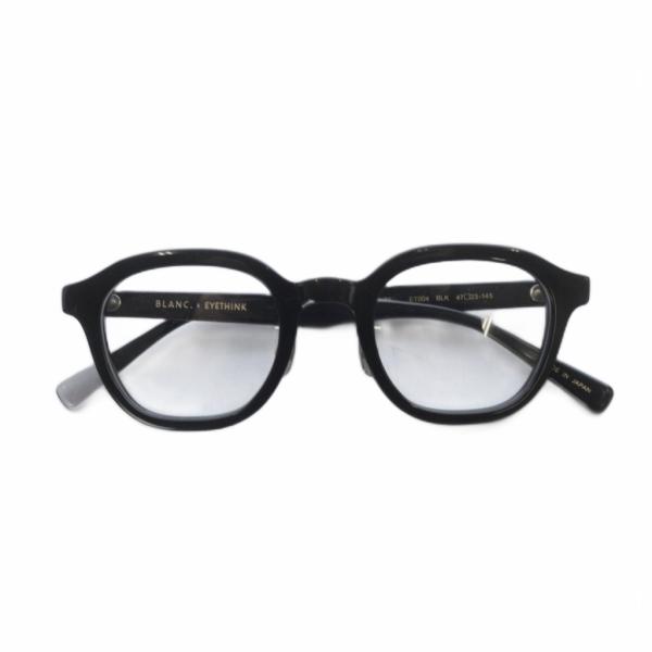 ブラン BLANC.. EYETHINK別注 ET004 BLACK ex Optical 眼鏡 メガネ 47□23-145 黒 ブラック /SR レディース【ブランド】ブラン BLANC..【表記サイズ】47□23-145【実寸サイズ】レ...