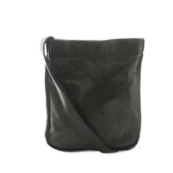 レバジック les basiques ポシェット ショルダーバッグ 黒 /MI ■OS レディース【表記サイズ】表記なし【実寸サイズ】持ち手の長さ：-cm　ヨコ：17.5cm　タテ：20cm　マチ：2cm　ショルダーの長さ：118.5cm　...