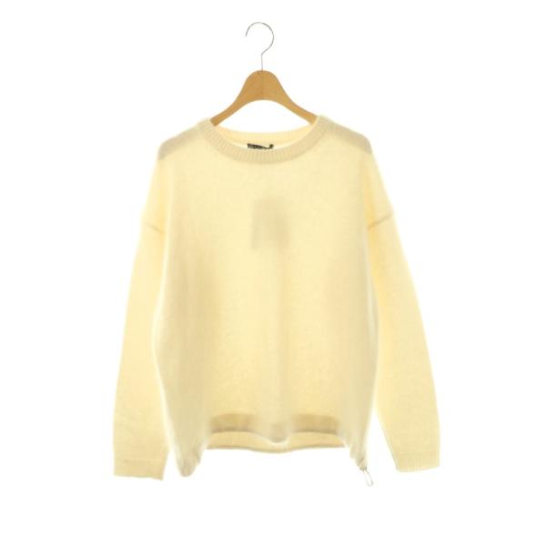 未使用品 セオリー 25AW Airy Cashmere Drawstring Hem Pullover ニット セーター 長袖 カシミヤ S アイボリー /DO ■OS レディース【ブランド】セオリー Theory【表記サイズ】S【実寸サ...