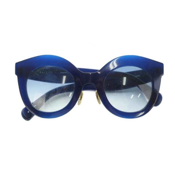 カレオス Kaleos SHOWER サングラス 眼鏡 セルフレーム グラデーションレンズ 47□27 青 C-004 /MI ■OS ■SH レディース【表記サイズ】47□27【実寸サイズ】レンズの大きさ：4.5×4.5cm　フレーム：1...