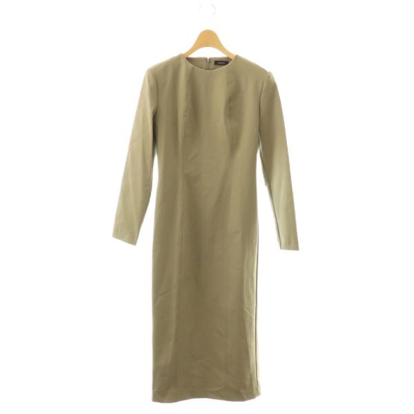 未使用品 アニュアンス anuans 23AW ステッチワークコクーンワンピース ロング S グレージュ /DF ■OS レディース【ブランド】アニュアンス anuans【表記サイズ】S【実寸サイズ】肩幅：38.5cm　身幅：38cm　着丈...