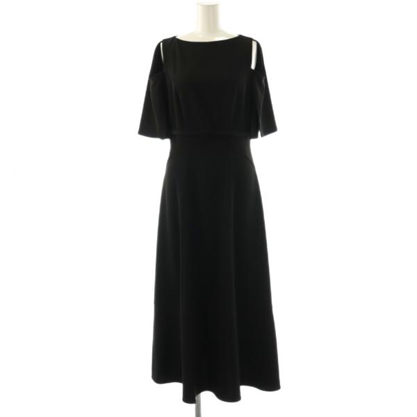 ハーリップトゥ Her lip to 25SS Adelaide Slit Sleeve Belted Dress ワンピース M 黒 ブラック /AQ ■OS レディース【ブランド】ハーリップトゥ Her lip to【表記サイズ】M【実...