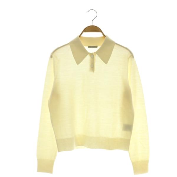 セオリーリュクス theory luxe 24AW DENEB FANNY ニット カットソー プルオーバー ステンカラー ウール 38 アイボリー /CX ■OS レディース【ブランド】セオリーリュクス theory luxe【表記サイズ...