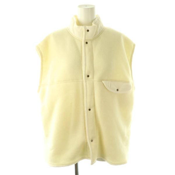 未使用品 ラボレイトリー Labo ratory アノニマス エベレストベスト 裏ボア F アイボリー LA429 /DF ■OS ■SH レディース【表記サイズ】FREE【実寸サイズ】身幅：57cm　着丈：63cm　　【素材】ポリエステル...