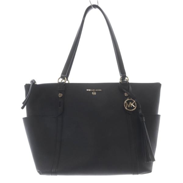 マイケルコース MICHAEL KORS SULLIVAN LARGE SAFFIANO LEATHER TOP-ZIP トートバッグ ハンドバッグ レザー ロゴ 黒 ブラック 30T0GNXT3L /SR レディース【ブランド】マイケルコ...