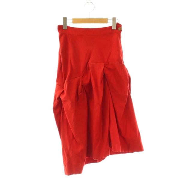 ヴィヴィアンウエストウッドレッドレーベル Vivienne Westwood RED LABEL アシンメトリースカート ロング S レッド /DF ■OS レディース【ブランド】ヴィヴィアンウエストウッドレッドレーベル Vivienne ...