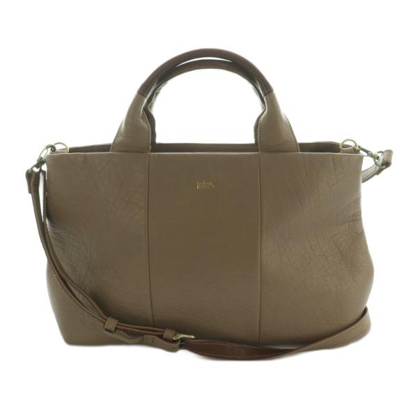 イビサ IBIZA 2WAY ハンドバッグ ショルダーバッグ レザー モカブラウン /MI ■OS レディース【ブランド】イビサ IBIZA【表記サイズ】表記なし【実寸サイズ】持ち手の長さ：29.5cm　ヨコ：40cm　タテ：22cm　マチ...