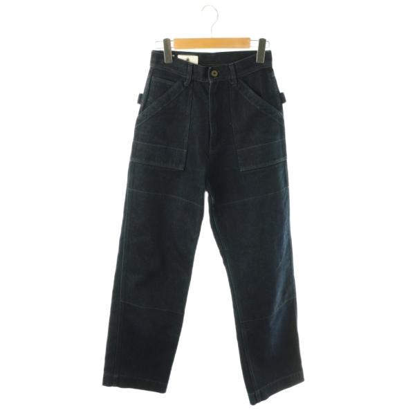 スノーピーク snow peak TAKIBI Denim Pants デニムパンツ ジーンズ テーパード 1 ネイビー /DF ■OS レディース【ブランド】スノーピーク snow peak【表記サイズ】1【実寸サイズ】ウエスト：59cm...