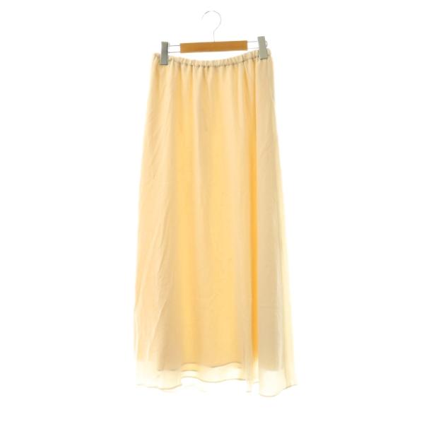 プラージュ Plage Georgette Gather スカート S ベージュ イージー フレア /OK ■OS レディース【ブランド】プラージュ Plage【表記サイズ】S【実寸サイズ】ウエスト：0cm　　【素材】ポリエステル【色】ベー...