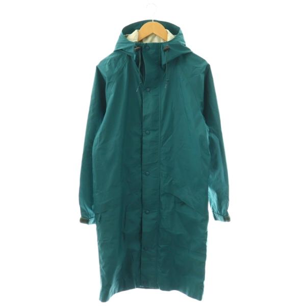 エルエルビーン L.L.BEAN GORE-TEX ナイロンレインコート ロング フード S グリーン /DO ■OS ■AD メンズ【ブランド】エルエルビーン L.L.BEAN【表記サイズ】S【実寸サイズ】身幅：54cm　着丈：98.5c...
