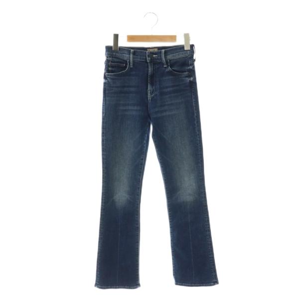 マザー mother THE OUTSIDER ANKLE アンクルデニム パンツ ジーンズ フレアパンツ 24 ブルー /DF ■OS レディース【ブランド】マザー mother【表記サイズ】24【実寸サイズ】ウエスト：61cm　もも幅：...