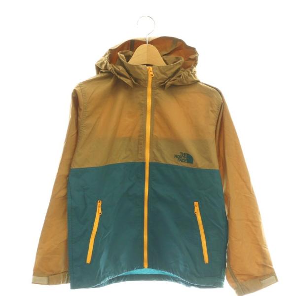 ザノースフェイス THE NORTH FACE キッズ Compact Jacket ジャケット ナイロン ジップアップ 150 ベージュ 青緑 NPJ72310 /CX ■OS ■SH キッズ【ブランド】ザノースフェイス THE NORT...