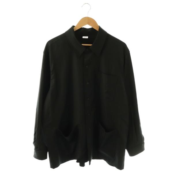 ザデイ THE DAY WOOL SILK CHORE JACKET チョアジャケット シルク混 1 ブラック /HK ■OS ■SH メンズ【表記サイズ】1【実寸サイズ】肩幅：51cm　身幅：66cm　着丈：77cm　袖丈：60cm　　【...