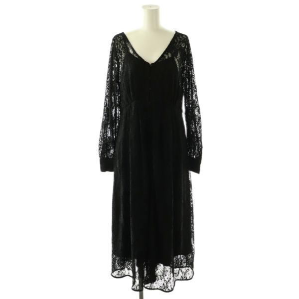 アメリヴィンテージ Ameri VINTAGE 2WAY LAYLA LACE DRESS ワンピース ロング丈 長袖 レース F 黒 ブラック 01920520411 /AN53【ブランド】アメリヴィンテージ Ameri VINTAGE【...