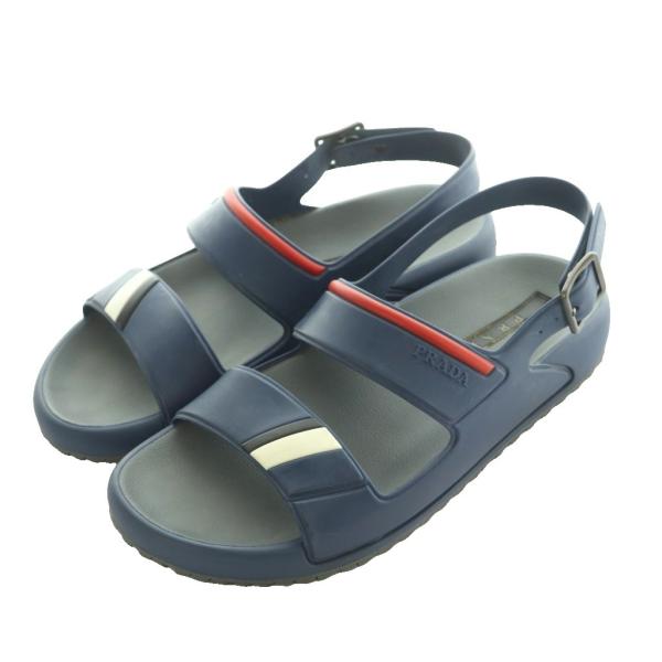 プラダ リネアロッサ PRADA LINEA ROSSA サンダル 5 24.0cm 青 4X3206 /MI ■OS ■SH メンズ【ブランド】プラダ リネアロッサ PRADA LINEA ROSSA【表記サイズ】5 24.0cm【実寸サ...